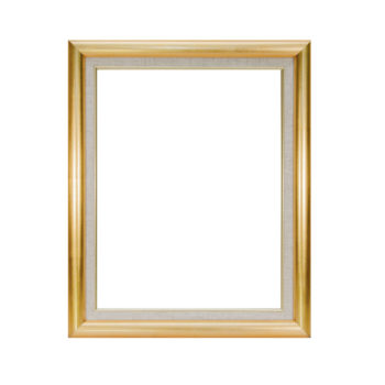 麻ライナー付き！ 木製仮縁 ゴールド 幅50mm W56 - 額縁の通販 アートフレーム